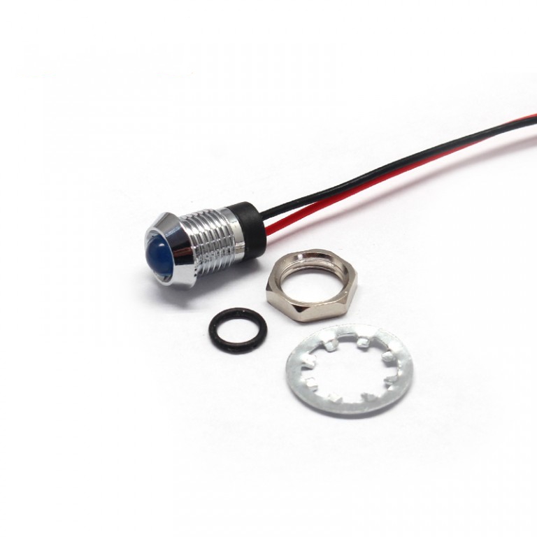 8MM Cooking stove metal 380v yellow indicator light pilot lamp-Led ...