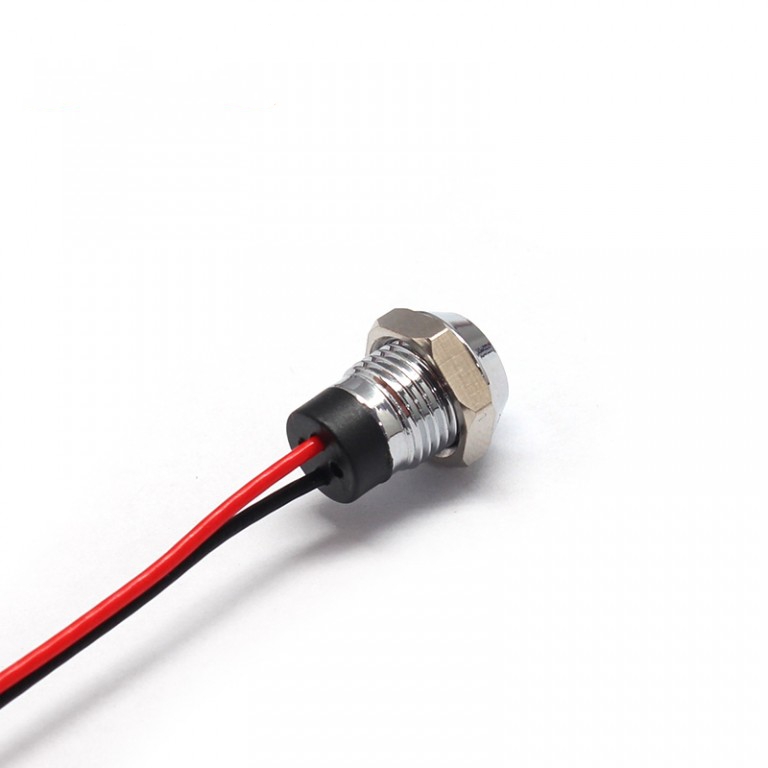 8MM Cooking stove metal 380v yellow indicator light pilot lamp-Led ...